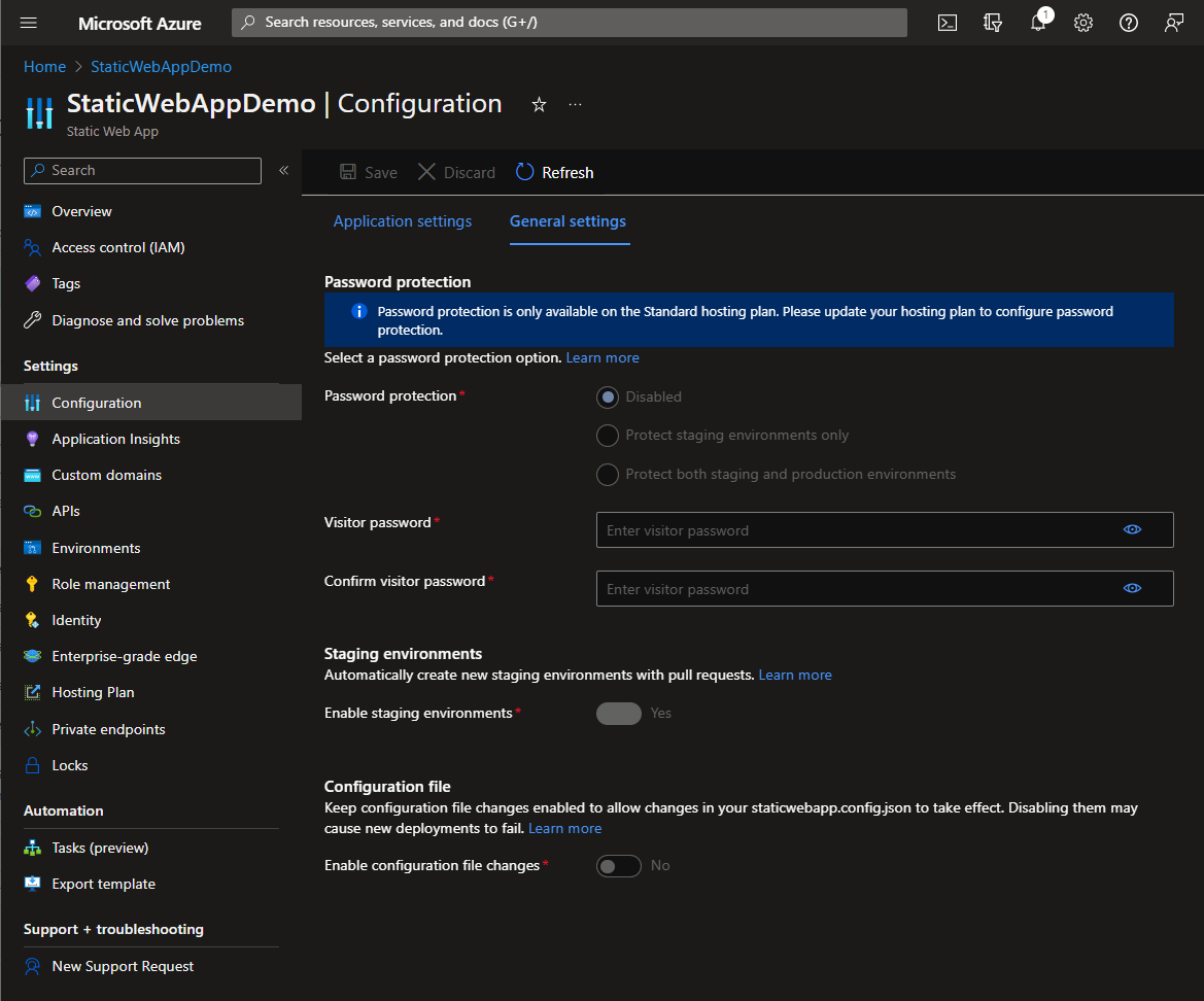Securing Static Web App Preview Environments in Azure · @Arno Peters's Blog