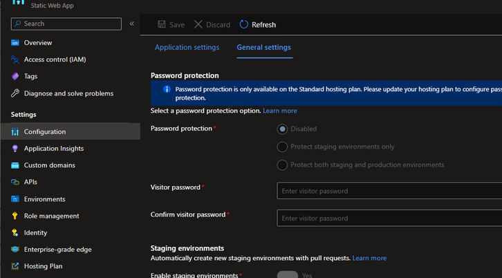 Securing Static Web App Preview Environments in Azure · @Arno Peters's Blog