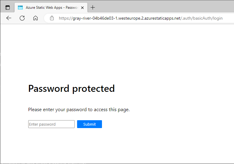Securing Static Web App Preview Environments in Azure · @Arno Peters's Blog
